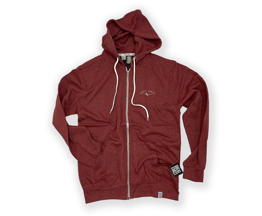 MENS FULL-ZIP- BRICK PEPPER-GREAT LAKES – Momentum Outfitters
