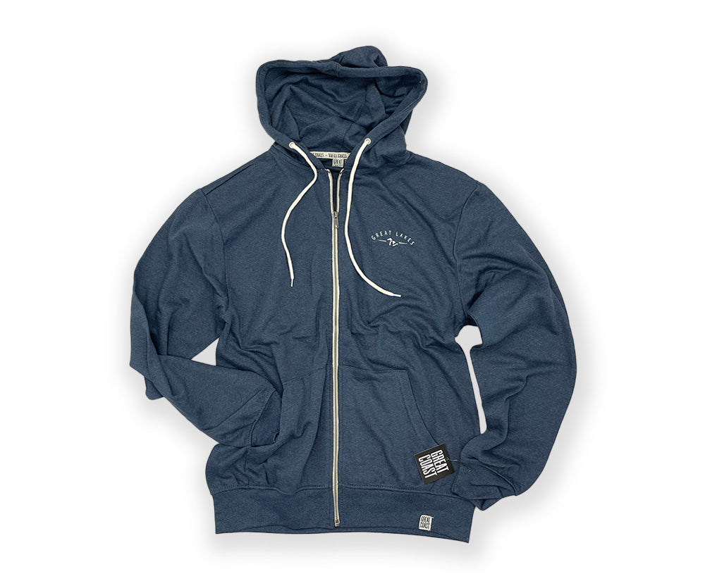 MENS FULL-ZIP- INDIGO PEPPER-GREAT LAKES – Momentum Outfitters